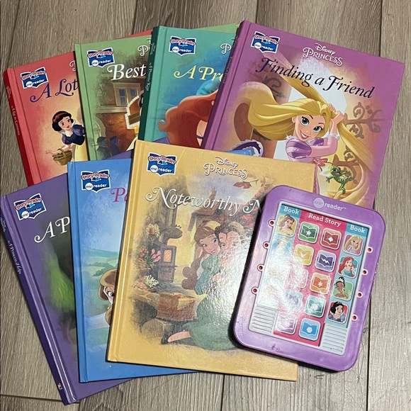 Disney | Other | Disney Princess Storybook Collection With Purple ...